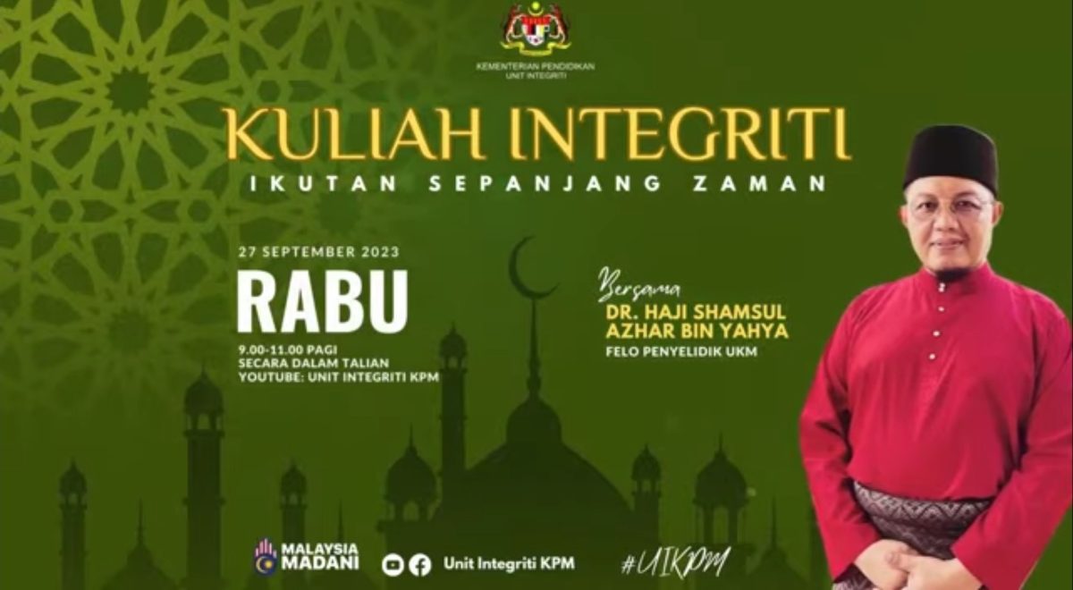 Nabi Muhammad SAW Penunjuk Pemimpin Berintegriti Tinggi